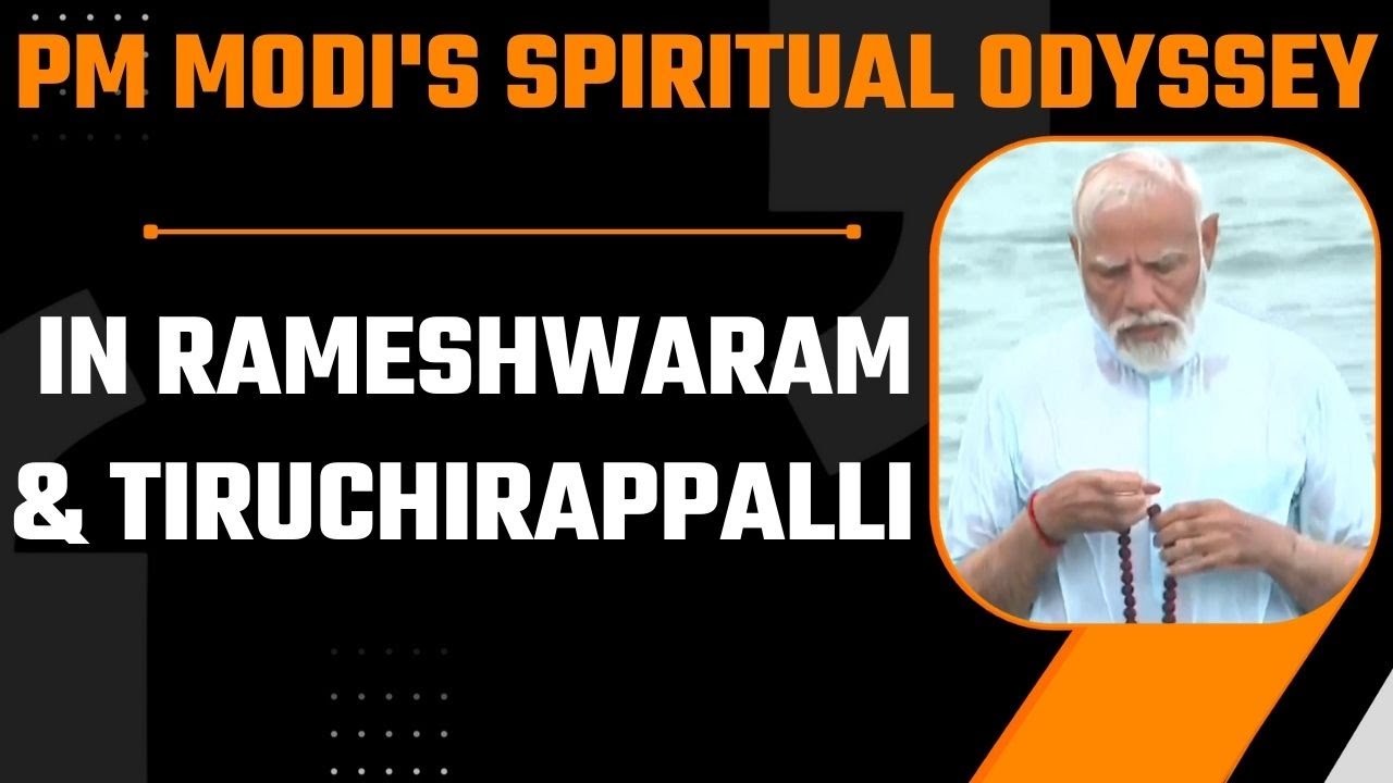 Super Exclusive: PM Modi's Spiritual Odyssey in Rameshwaram Tamil Nadu ...