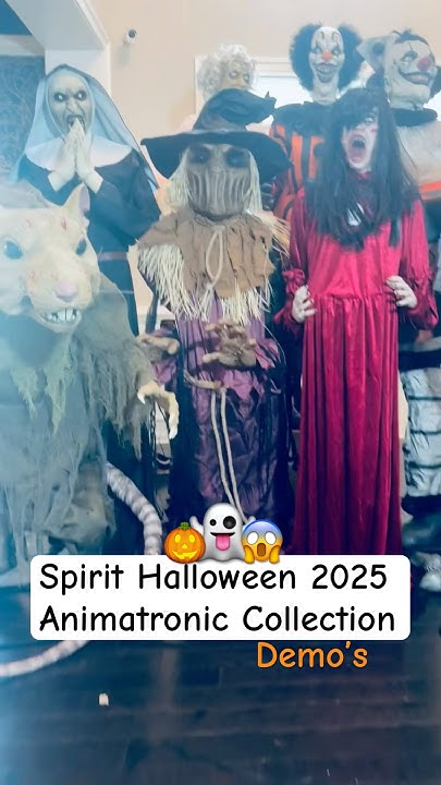 Every NEW Spirit Halloween Animatronic in 60 Seconds! 2025 FULL Lineup! 😱 - YouTube