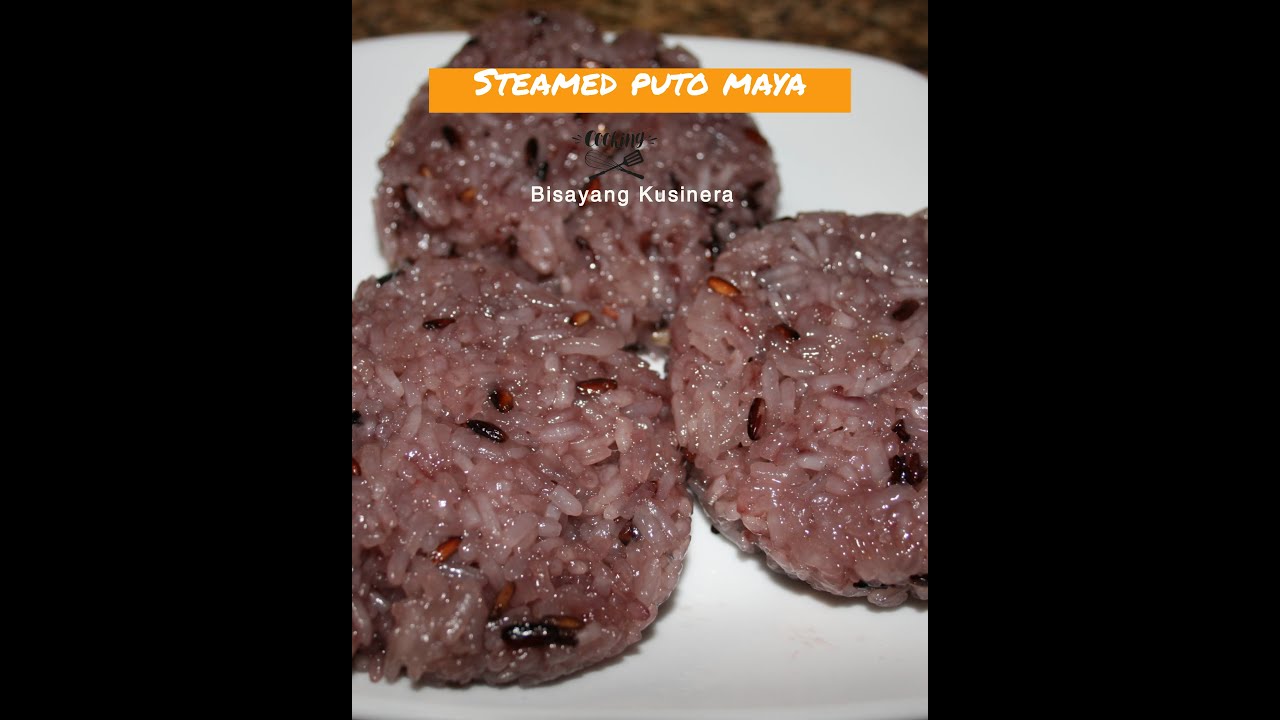 STEAMED PUTO MAYA RECIPE Na walang dahon ng Saging! Cebuano Style (By ...