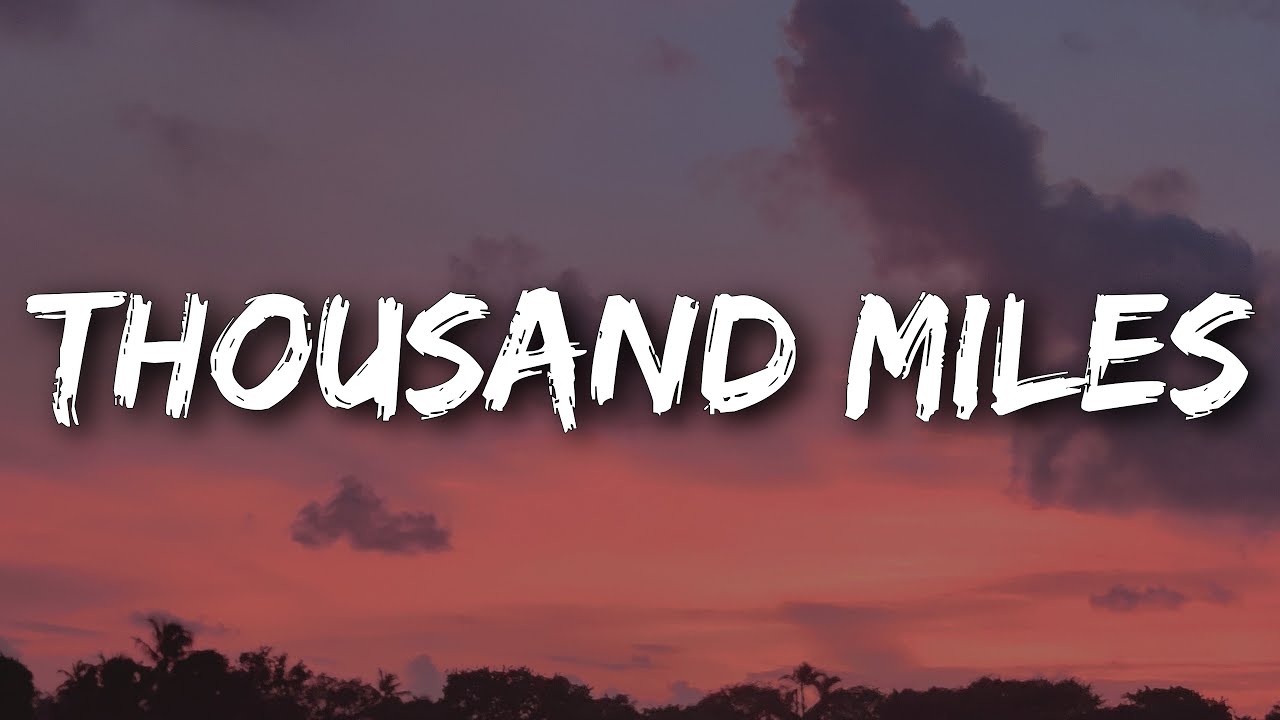 Miley Cyrus Thousand Miles Lyrics Ft Brandi Carlile YouTube