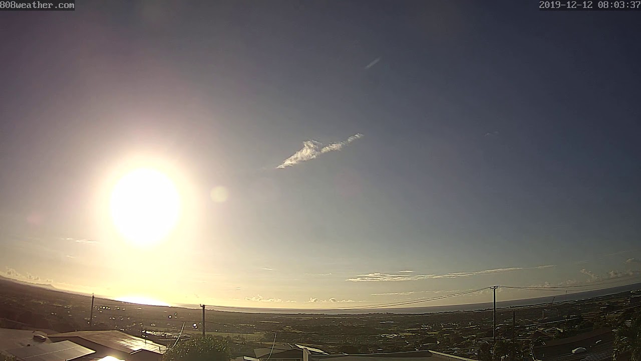 Hawaii Weather Webcam #2 (Second camera) Timelapse for Thursday ...