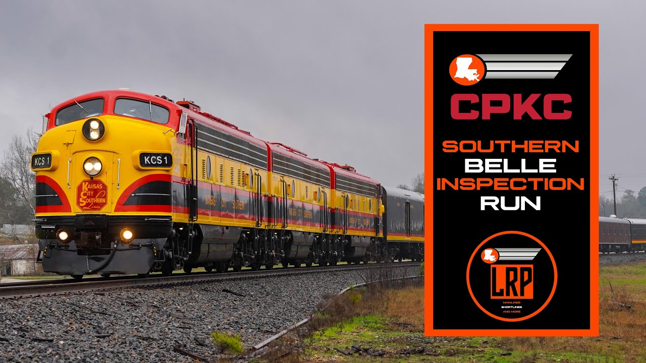 Southern Belle Inspection Run! (CPKC OCS) - YouTube