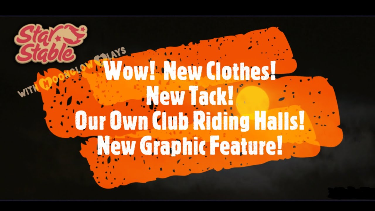 Wow! New Clothes! New Tack! Our Own Club Riding Halls! New Graphic ...