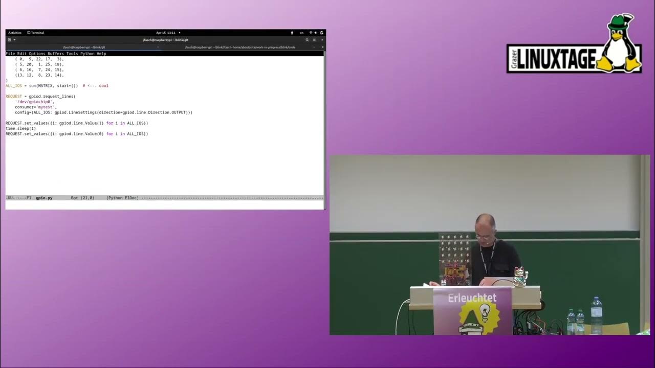 Grazer Linuxtage 2023 - Pointless Blinking With Python, asyncio, and libgpiod (and a Raspberry ...
