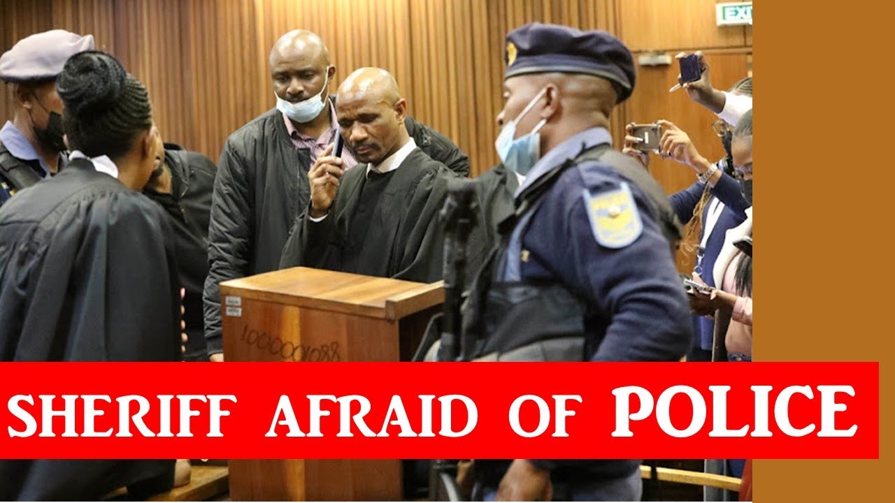 Sheriff is afraid of police Malesela Tefo Advocate SAPS - YouTube