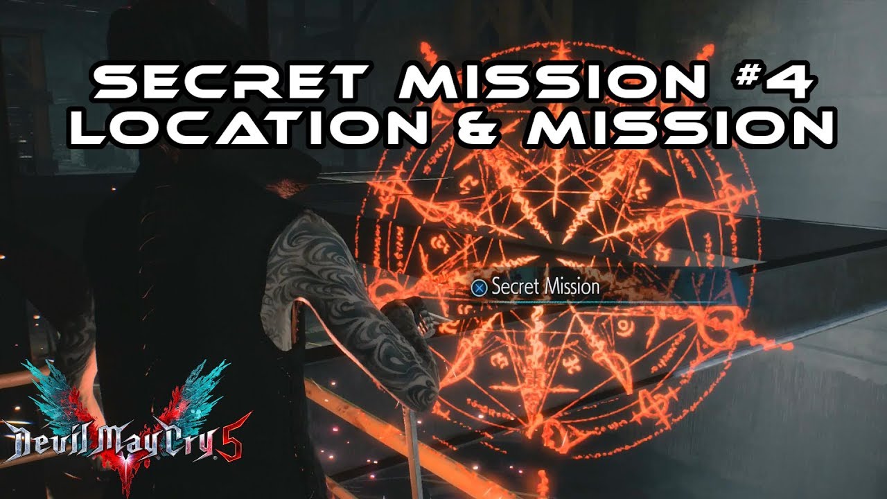 (DMC5) Devil May Cry 5 I Secret Mission 4 Location & Solution (Secrets ...
