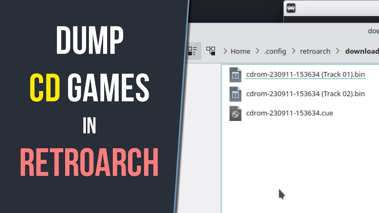 How to Dump/Backup/Rip CD Games with RetroArch (PS1, Saturn, SEGA CD ...