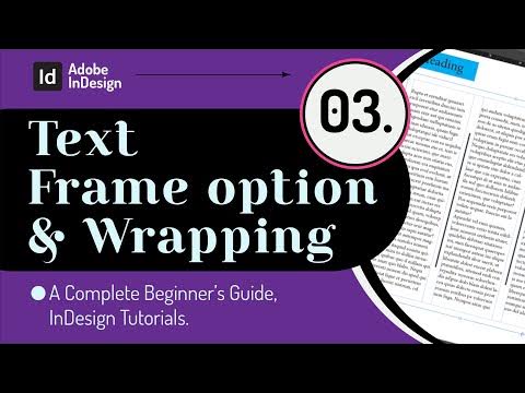 Text Frame Option and Text Wrapping in InDesign | A Complete Beginner's ...