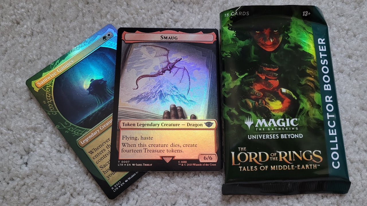 Magic the Gathering LotR Tales of Middle Earth Collector Booster Pack ...