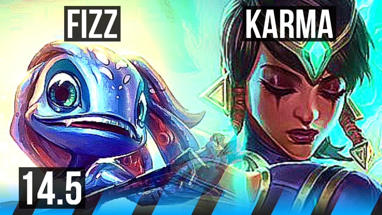 FIZZ vs KARMA (MID) | Legendary, Rank 10 Fizz, 12/4/9 | EUW Grandmaster ...