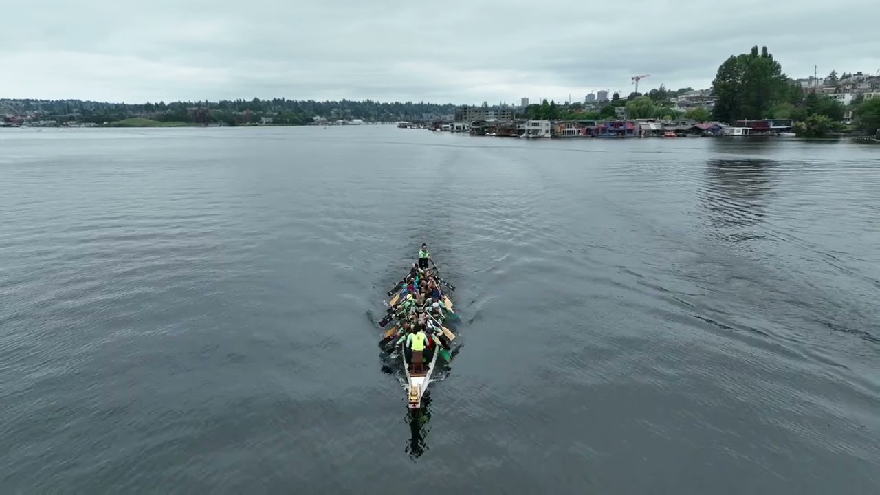 Seattle Flying Dragon Boat Club Training Race 6 - YouTube