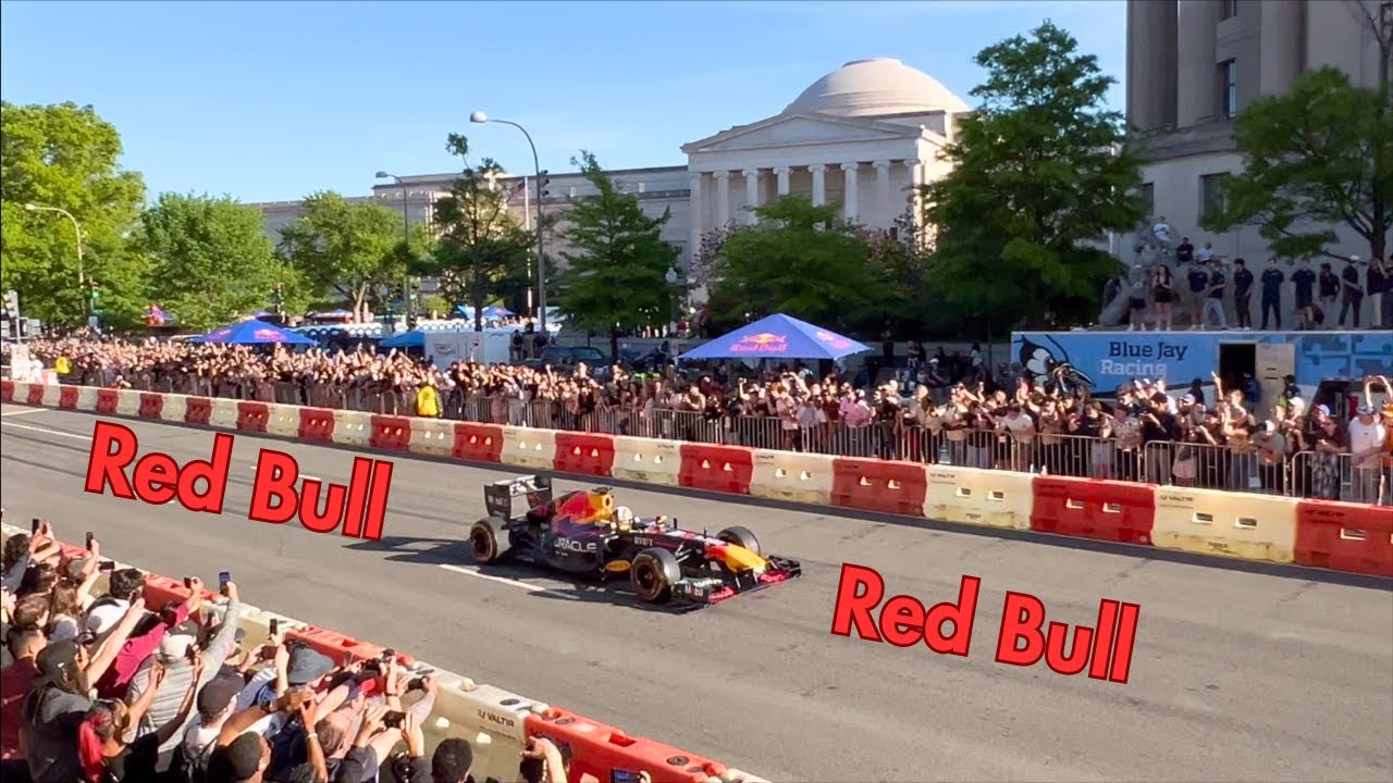 RED BULL Showrun Fan Fest in Washington DC! #f1 #racing #dc - YouTube