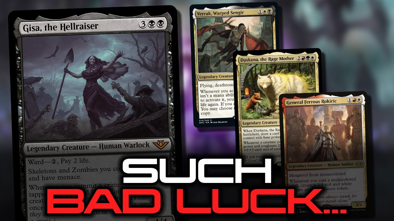 Gisa the Hellraiser vs Verrak vs Duskana vs Rokiric | MTGO CMDR Game ...