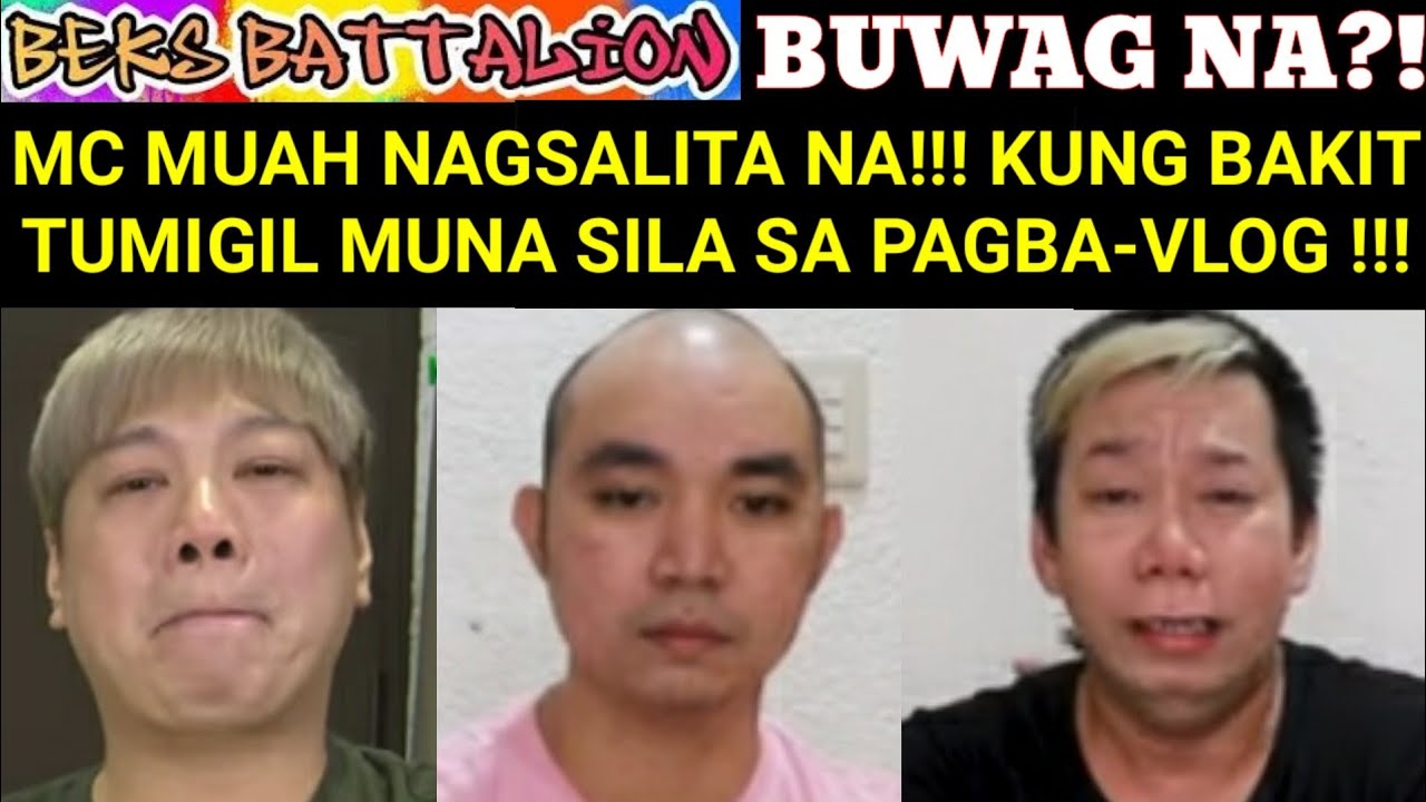 BEKS BATTALION BUWAG NA?! MC MUAH NAGSALITA NA KUNG BAKIT TUMIGIL MUNA ...