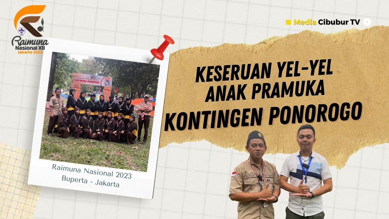 Melihat Langsung Kegiatan Anak-anak Pramuka Kontingen Ponorogo di ...