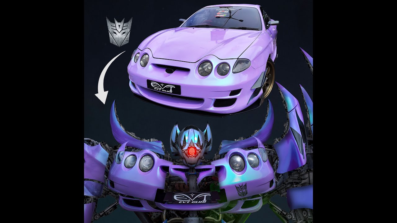 Photoshop Speed Art - Transformers Decepticons ( TOXIC ) - YouTube