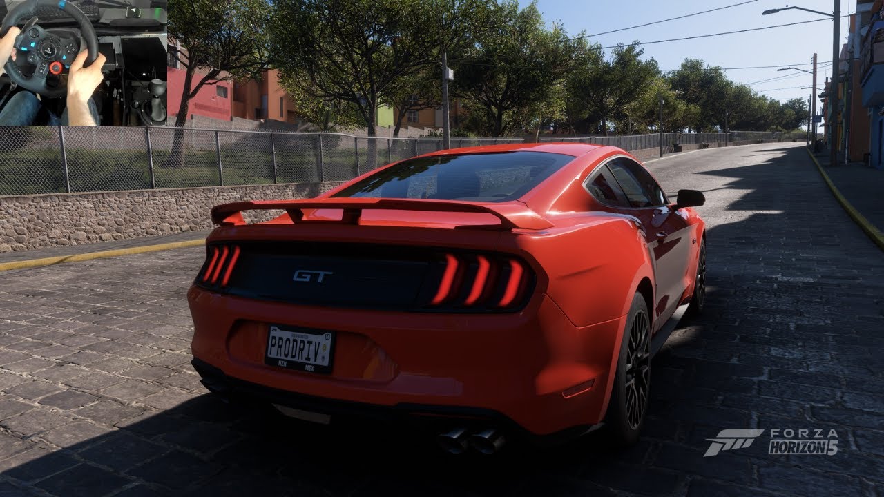 Ford Mustang GT 2018 - Forza Horizon 5 | Logitech G29 - YouTube