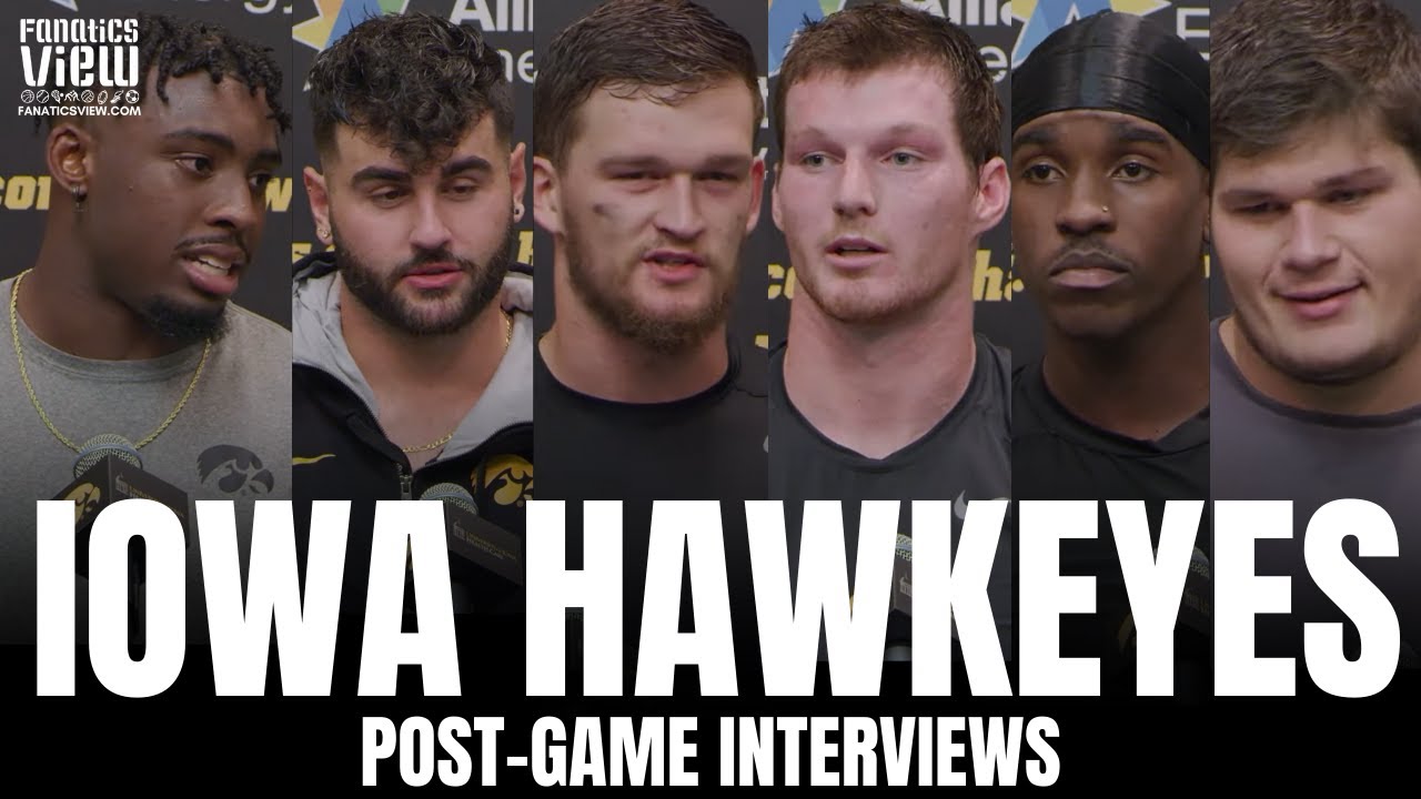 Iowa Hawkeyes Players React To Iowas Huge Win Vs Penn State Proving