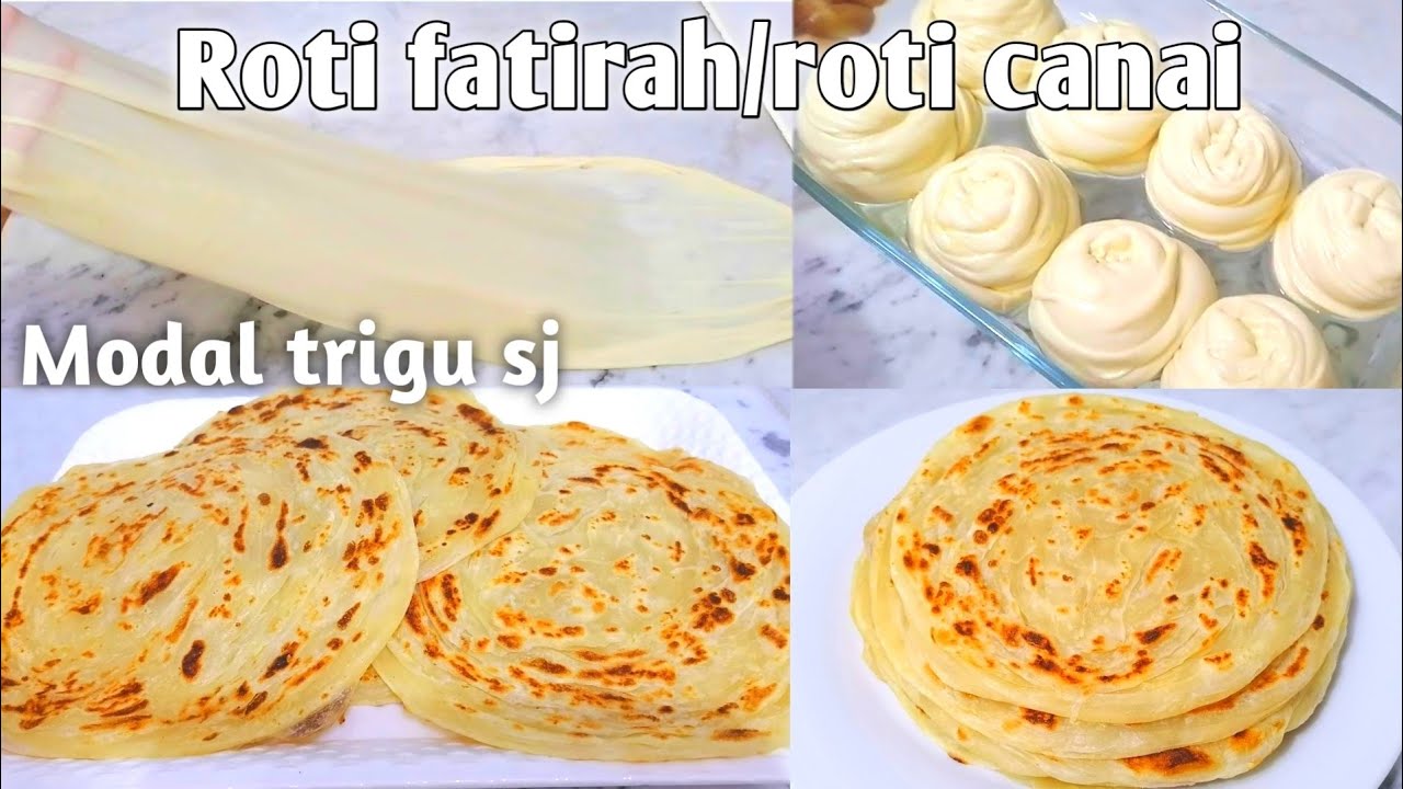 ROTI ARAB|| FATIRAH/ROTI CANAI/ROTI PARATTA TANPA TELUR TANPA SUSU ...