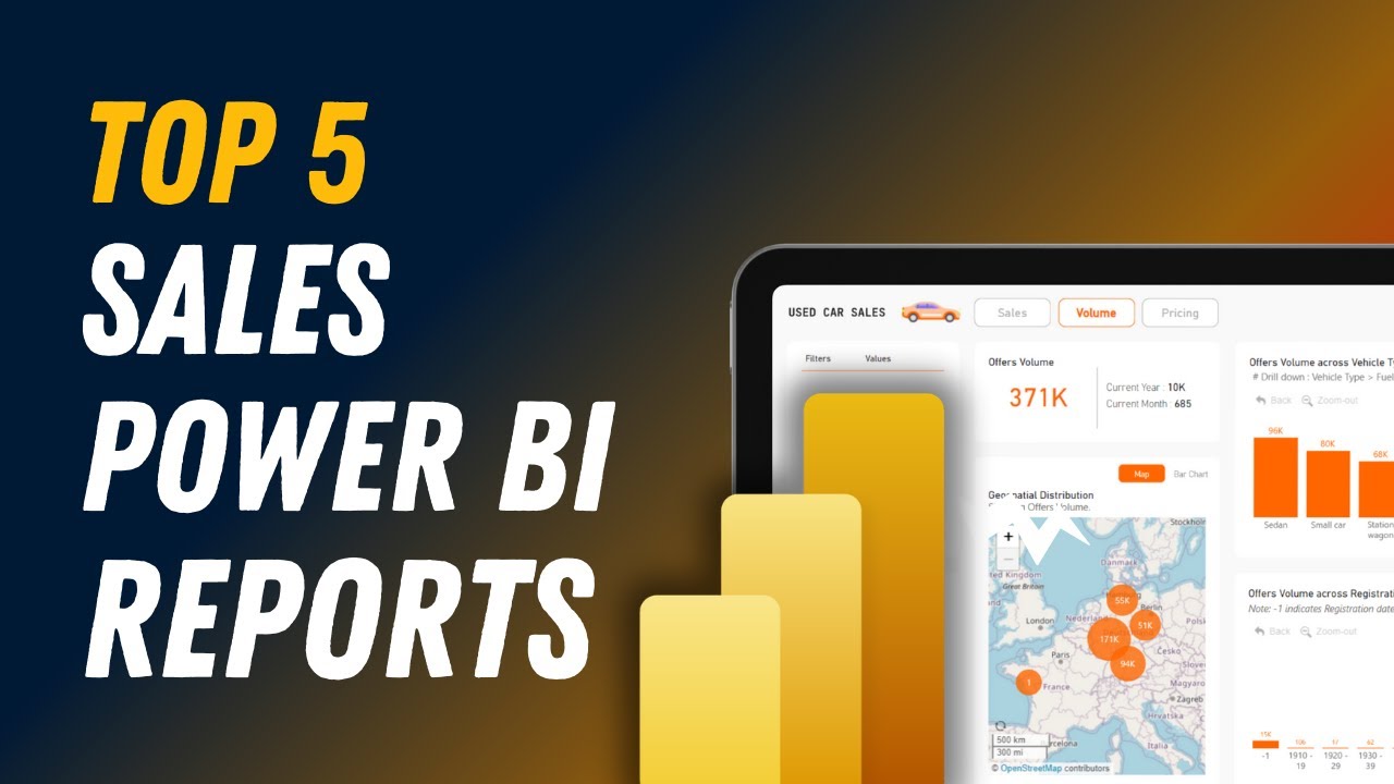 Sales Dashboard in POWER BI | 5 Must-See USED CAR Sales Reports - YouTube