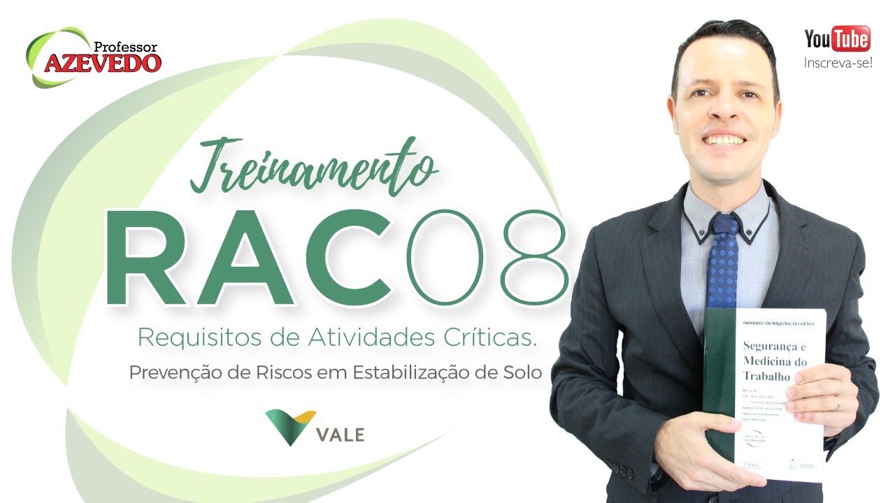 Treinamento RAC 8 l Estabilização do Solo l Treinamentos Vale l Cursos ...