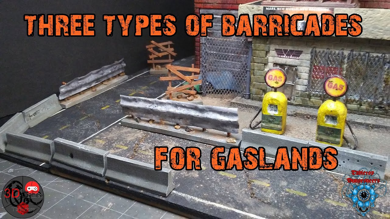 How to make modern road barriers - YouTube