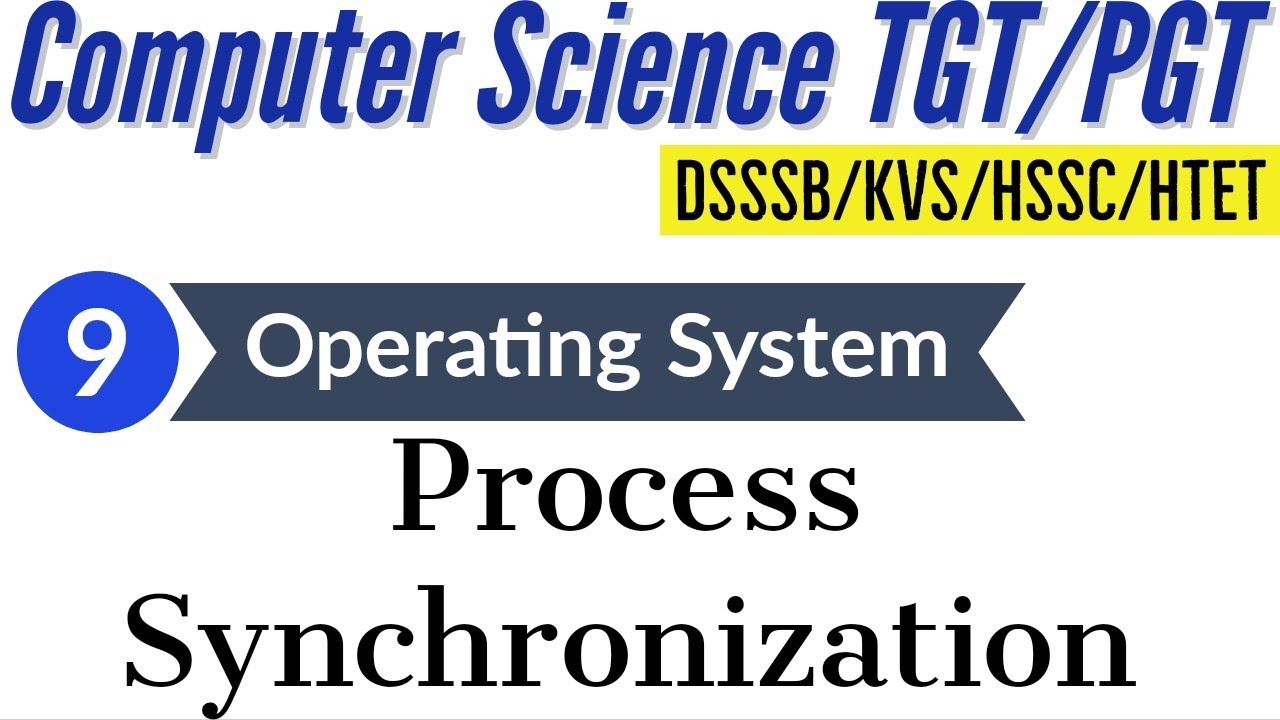 Operating System Process Synchronization Computer Science Tgtpgt Dsssbhssckvsnet