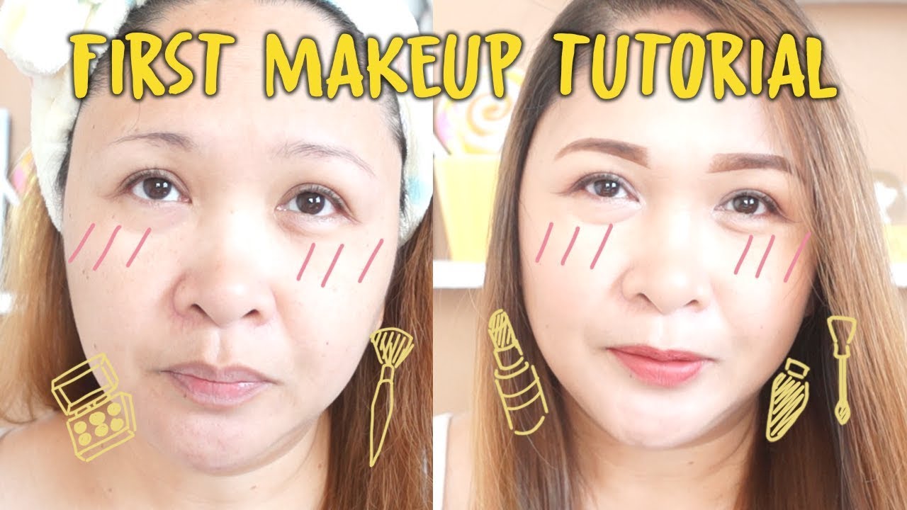 First Makeup Tutorial (FAILED OR SUCCESS??) 💄 - YouTube