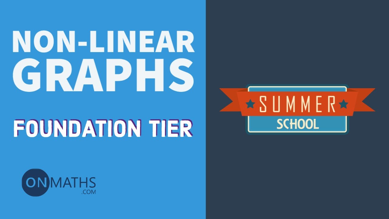 Non Linear Graphs Exam Walkthrough GCSE Maths Summer School Onmaths YouTube non-linear-graphs-exam-walkthrough-gcse-maths-summer-school-onmaths-youtube