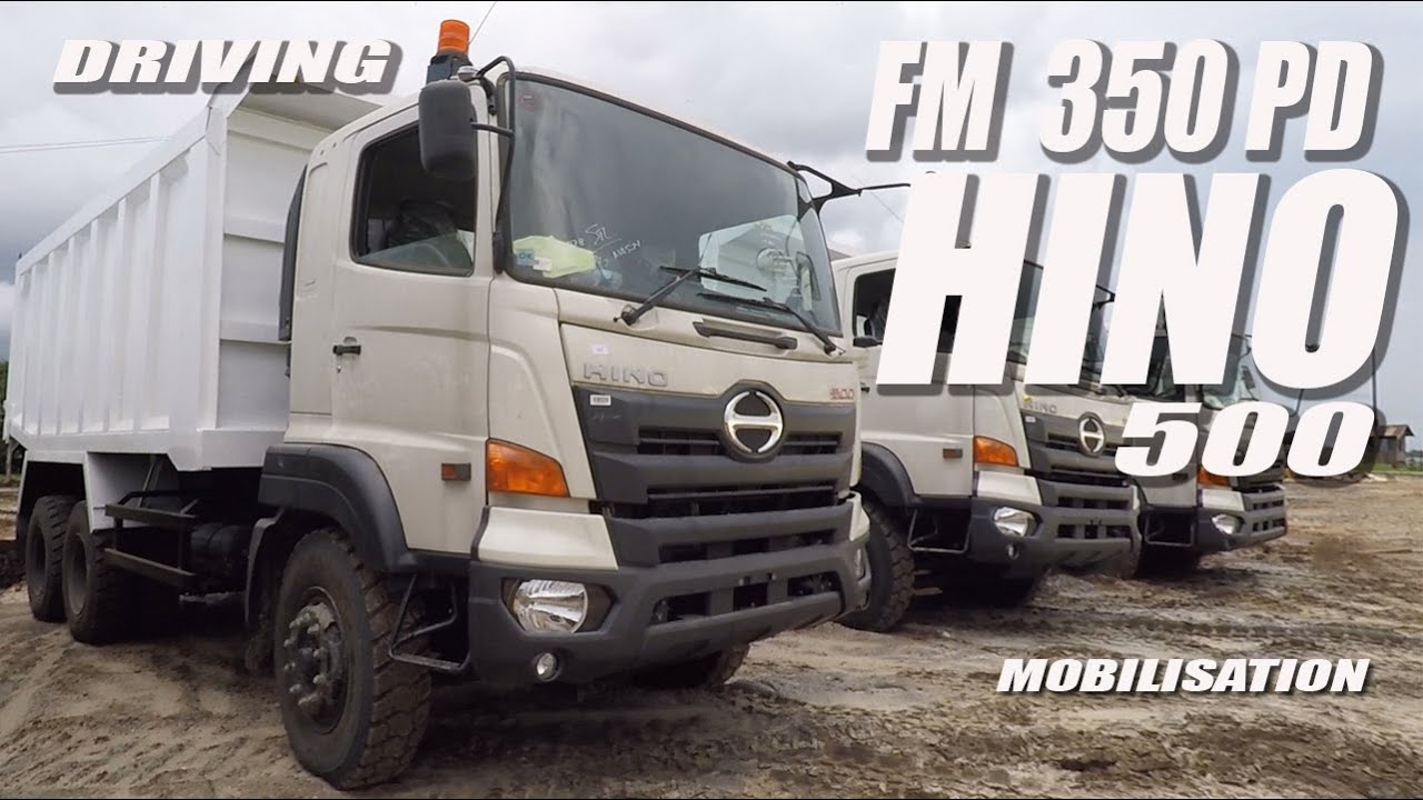 DRIVING HINO FM 350 PD [mobilisation] - YouTube