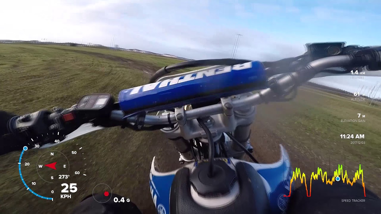 Offroad on my Yamaha WR200 '94 - second video - YouTube