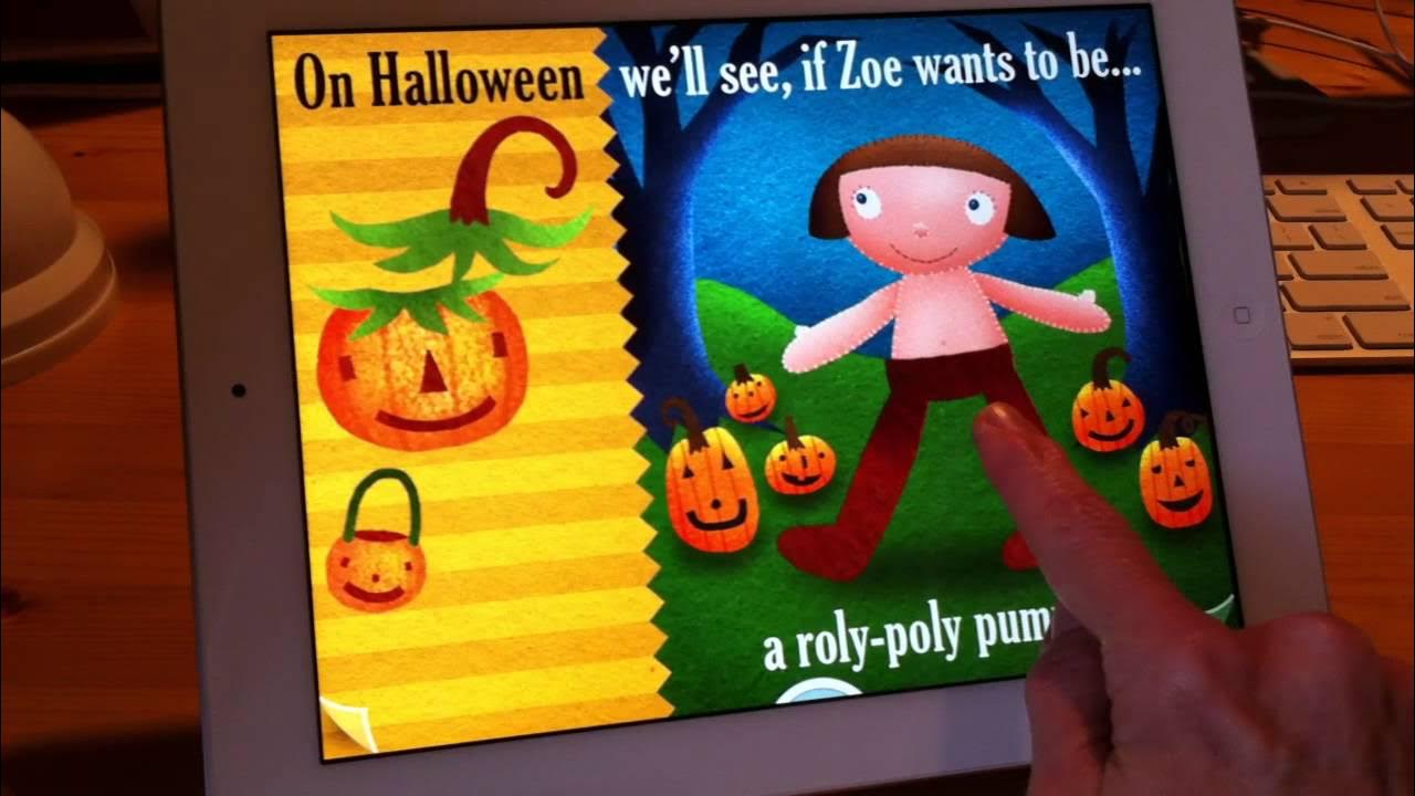 On Halloween ~ interactive children's book for iPad & iPhone - YouTube