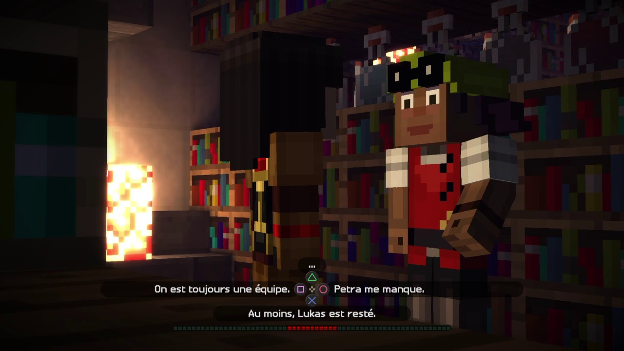 Minecraft Story Mode Lukas X Jesse Moment Excellent Hair Youtube