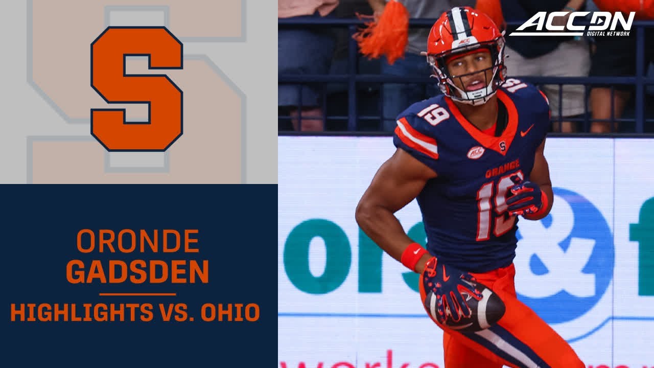 Cuse's Oronde Gadsden II Has A Grand Time vs. Ohio - YouTube