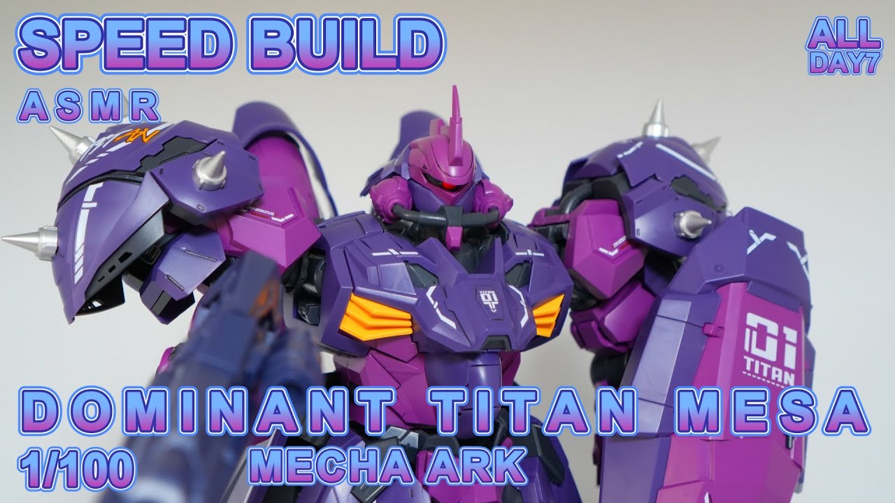 MECHA ARK DOMINANT TITAN MESA 1/100 ㅣSPEED BUILDㅣMODEL KITㅣASMR BUILD ...
