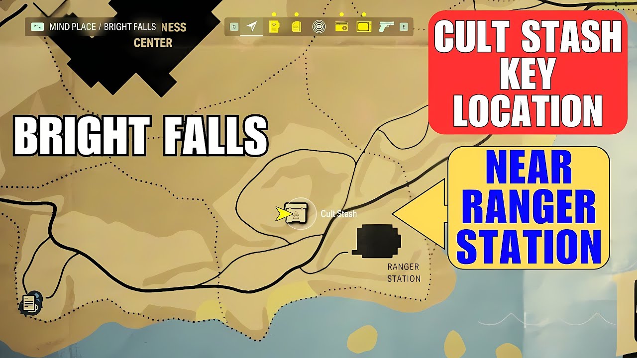 Cult Stash Key Location near Ranger Station (Watery) Alan Wake 2 - YouTube