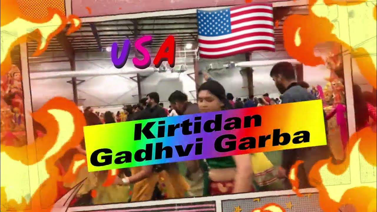 kirtidan Gadhvi viral Tahukar Garba fun with USA ( Kirtidan Gadhvi all time hits Navratri Garba ...