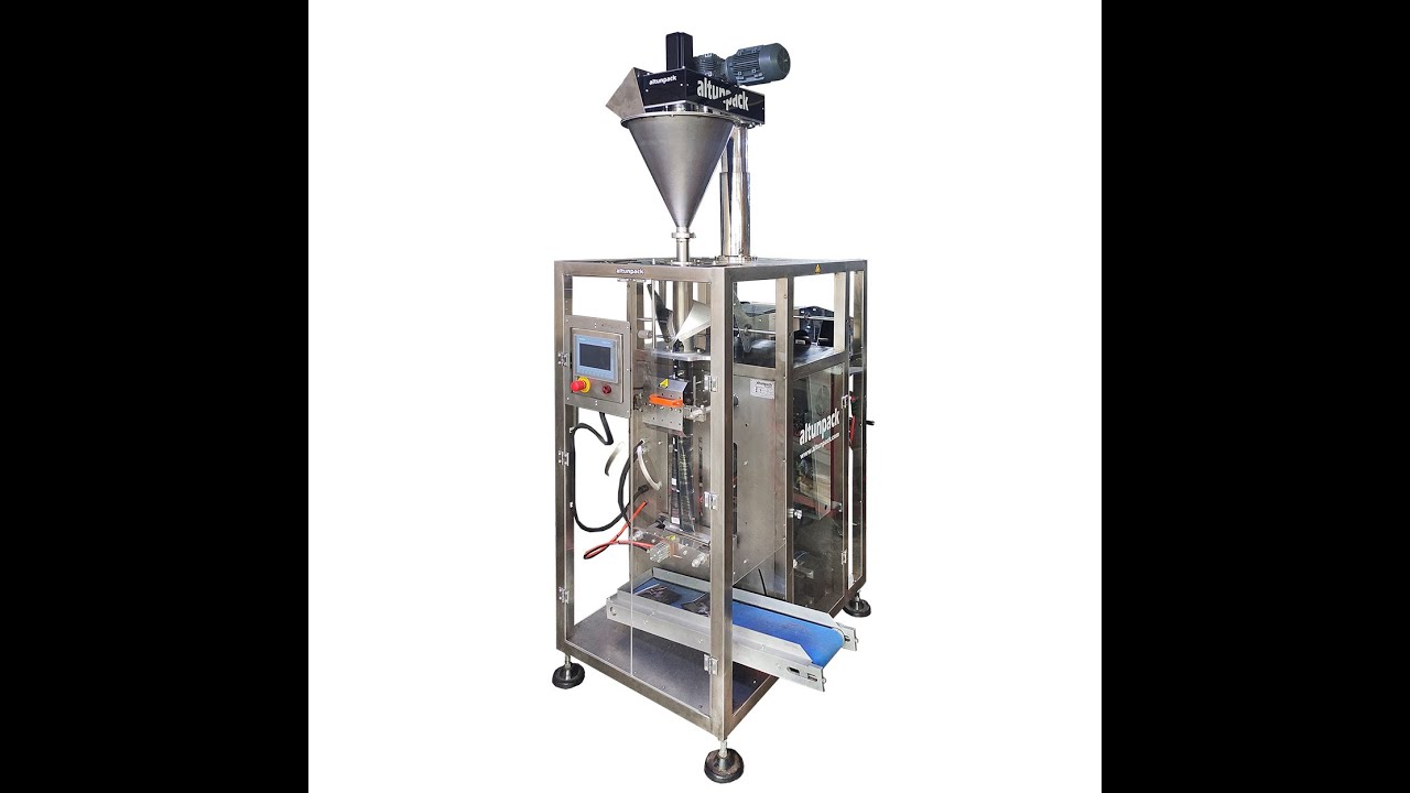 Vertical powder filling machine 100 gr coffee filling and packaging ...