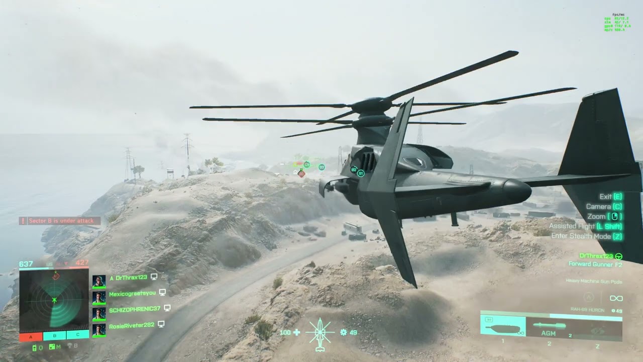 Battlefield 2042 Portal - Air Cavalry - RAH-68 Huron Gameplay - YouTube