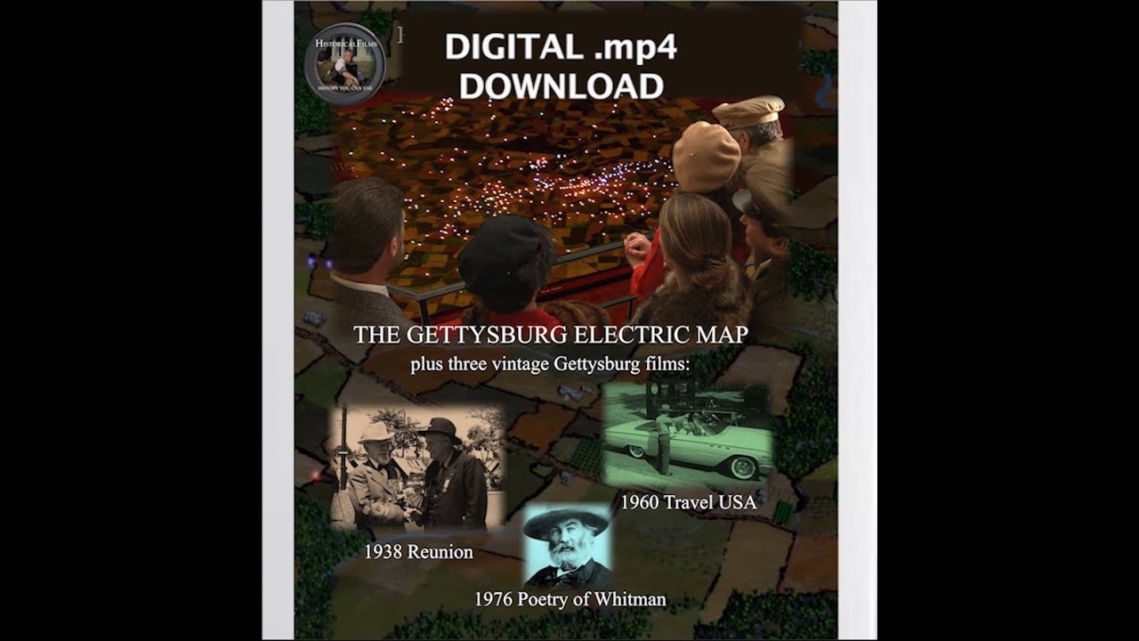 The Battle of Gettysburg Electric Map Trailer - YouTube