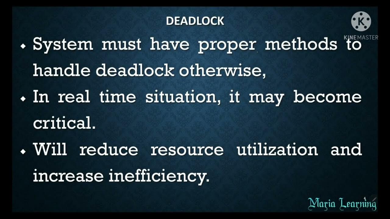Lecture 83 - Deadlock handling techniques in Transaction and Concurrency Control in DBMS in ...