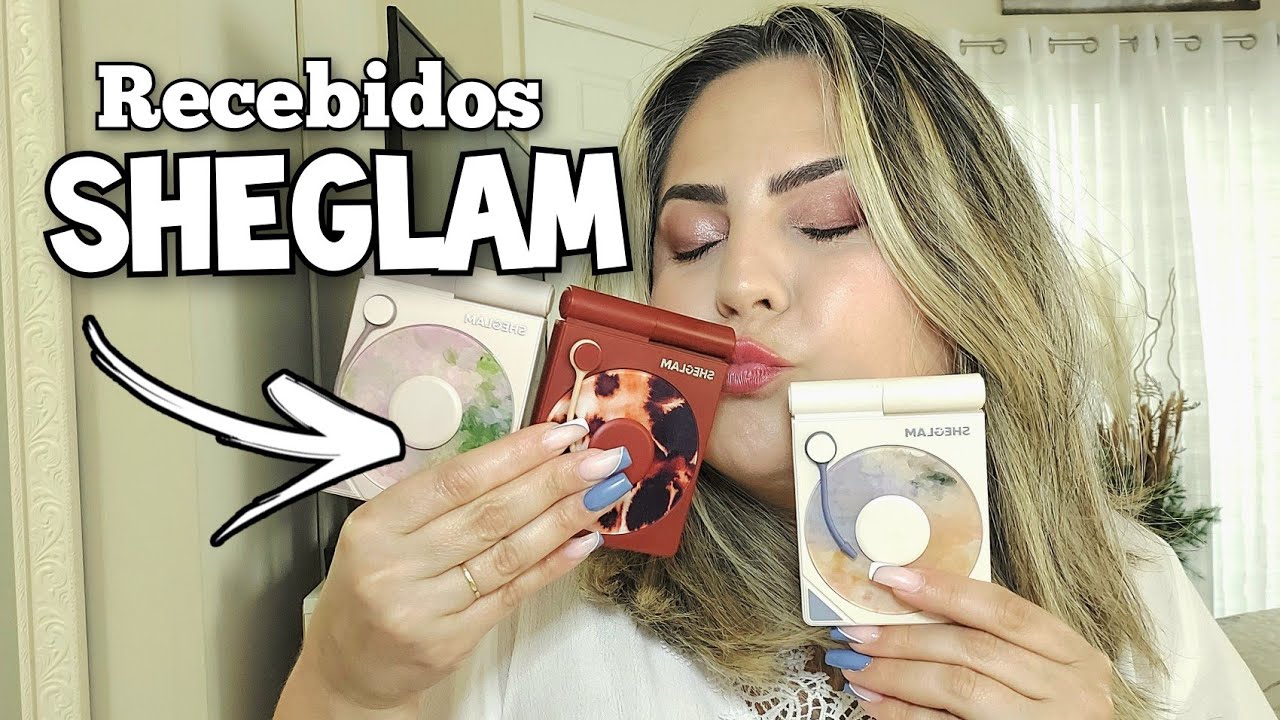 RECEBI PRODUTOS DA SHEGLAM VINYL COLOR POP E FIZ TUTORIAL - YouTube