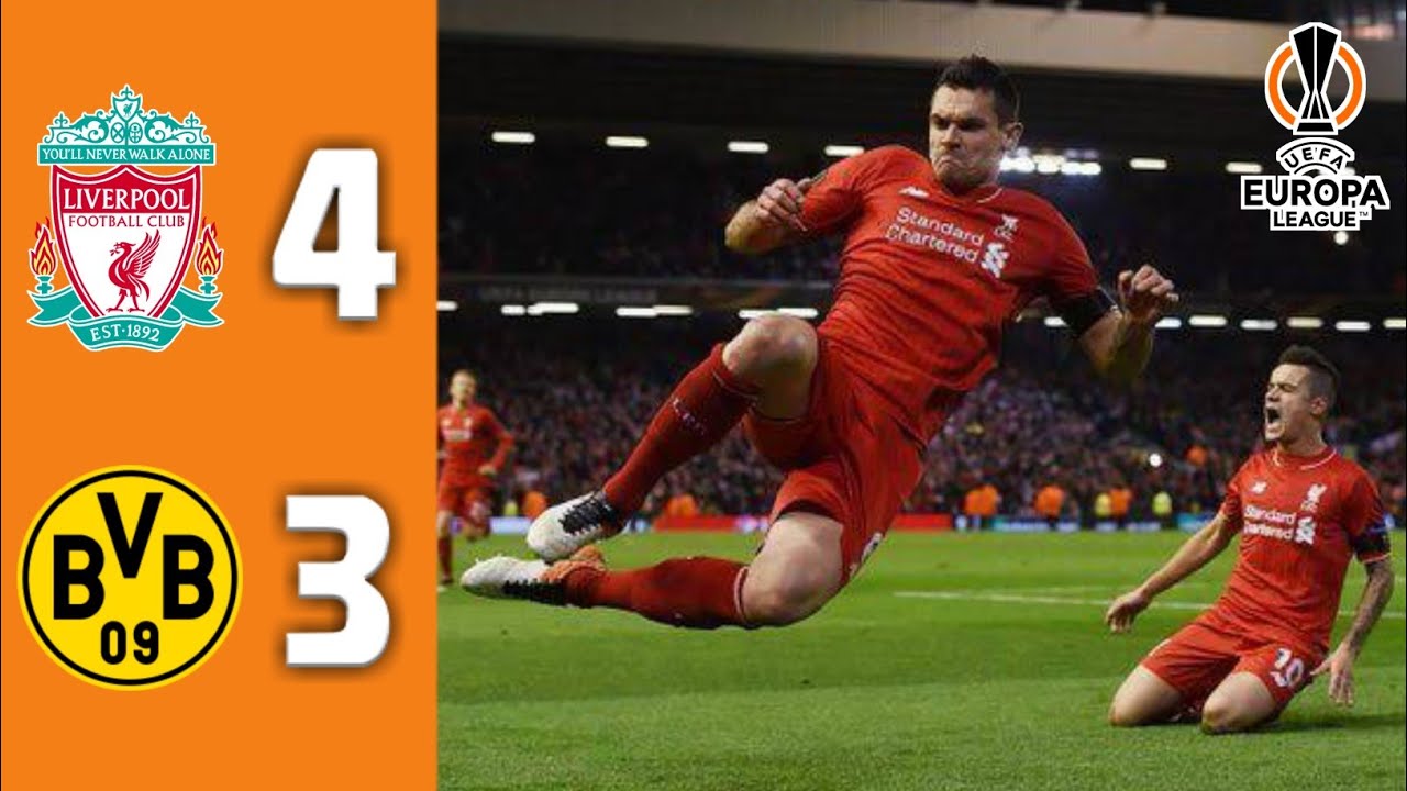 Liverpool vs Borussia Dortmund ( 4-3 ) | Extended Highlights And Goals | UEL Quarter Final 2016 ...