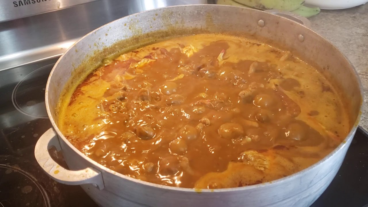 How to cook Liberian palm butter soup - YouTube