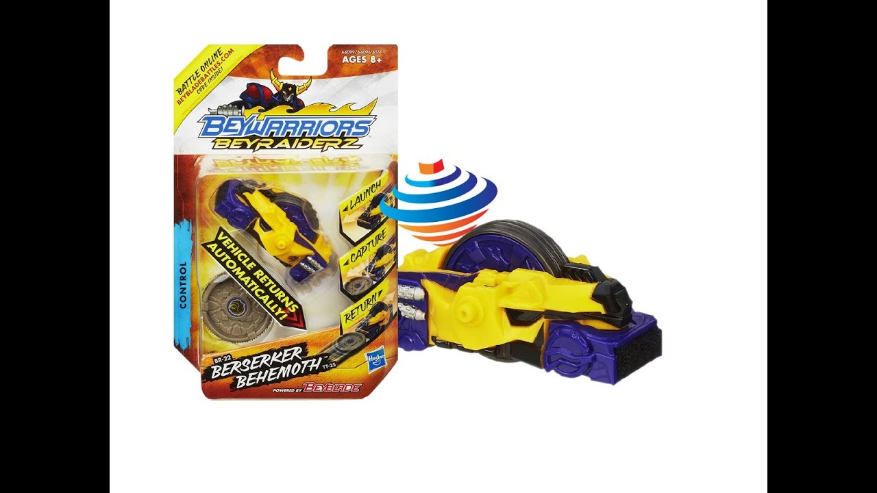 Beyblade BeyRaiderz Berserker Behemoth Vehicle Unboxing Review - YouTube