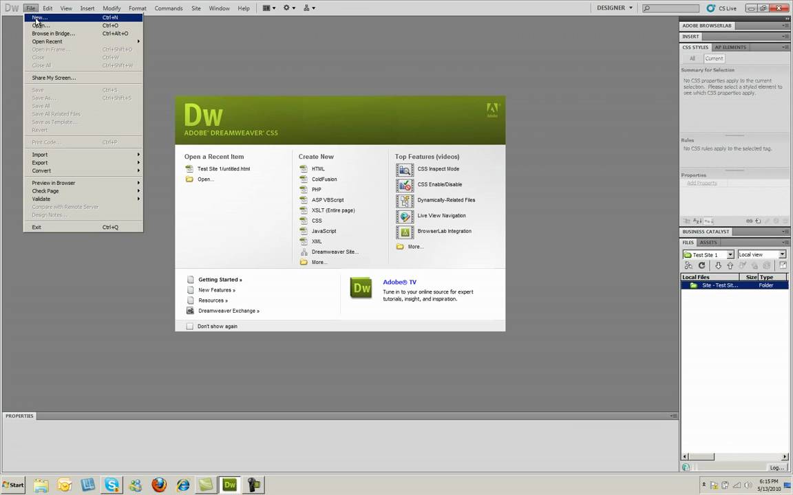 3 - Introduction to Dreamweaver CS5 - Part 3 - YouTube