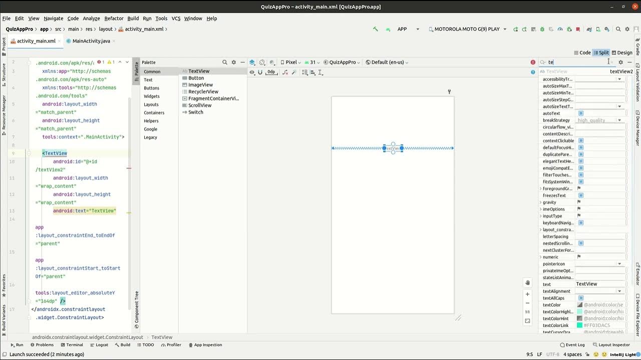 Increase Font Size using Android Studio for an Android app - YouTube