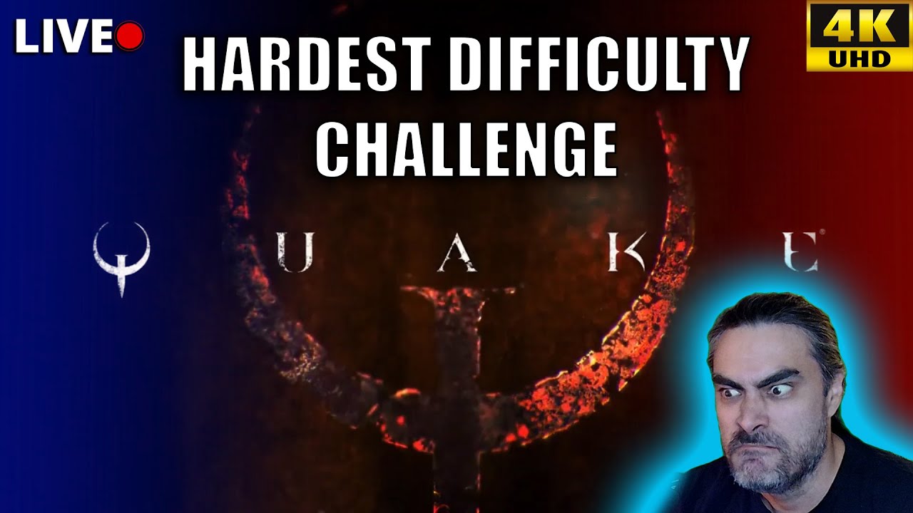 QUAKE NIGHTMARE Difficulty challenge 4k @Level40Crisis - YouTube
