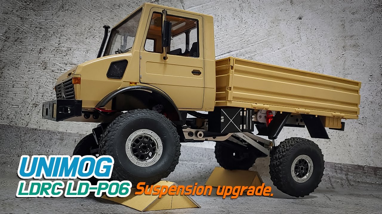 ldrc ld p06 / Rc cars / UNIMOG Suspension upgrade video. / ldrc ld-p06 ...