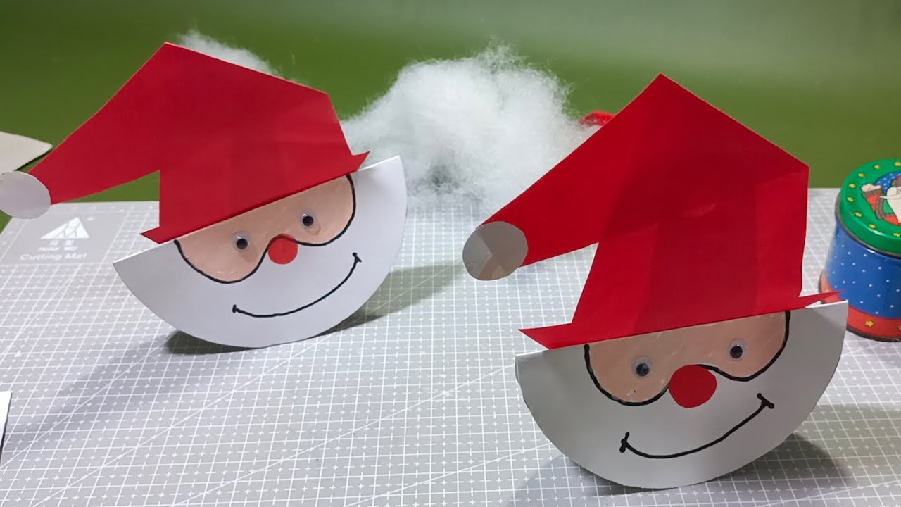 How To Make Dancing Santa Claus From Paper ?? Kids Craft With Paper ...
